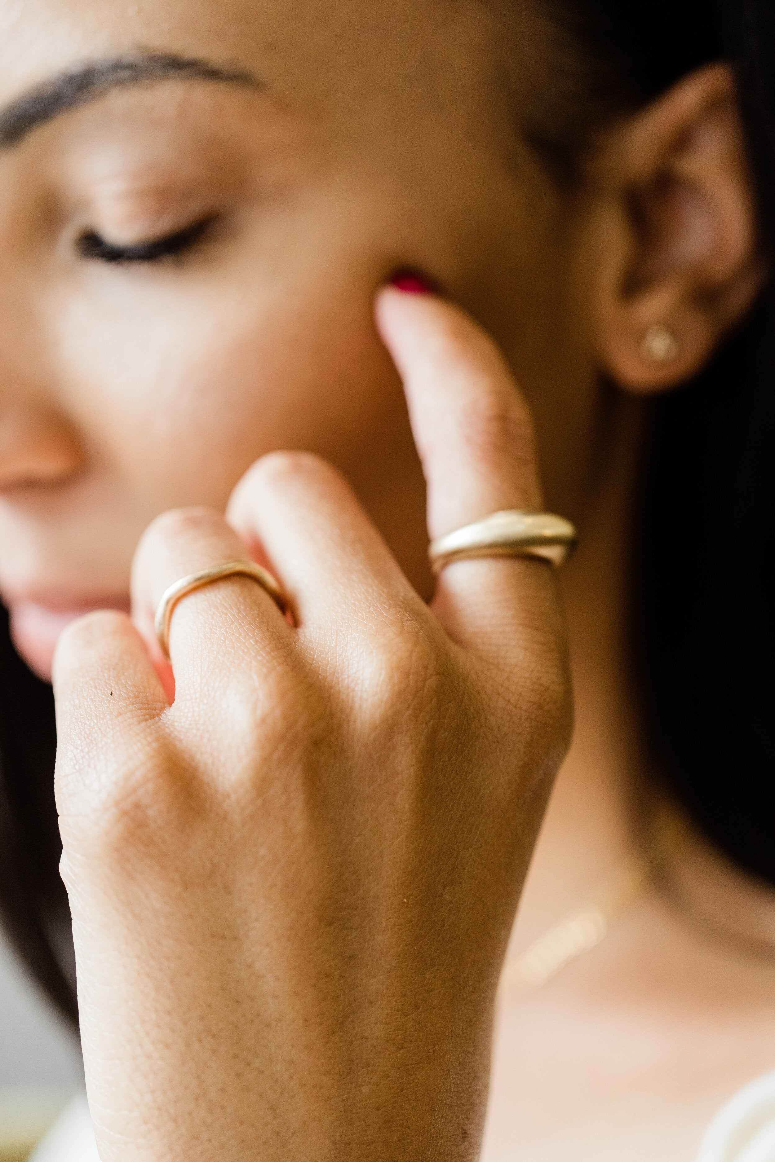 A Solid Gold Dome Statement Ring by Feathers And Wings. Fine Jewellery ...